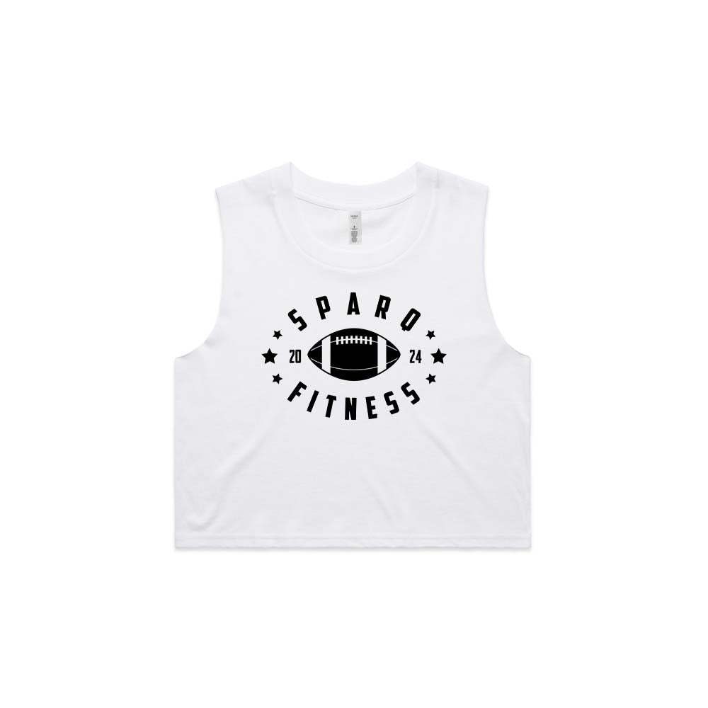 SPARQ Fitness Ball Sided Crop tank
