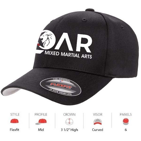 Roar MMA Flex Fit Cap - AS Design Print