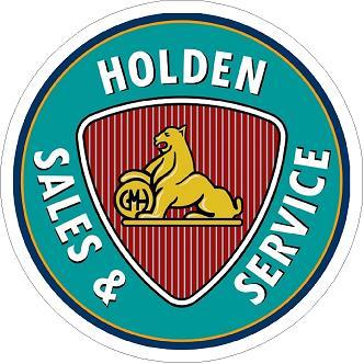 Holden Sales and Service Aqua Sticker
