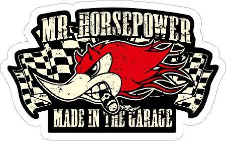 Mr Horsepower Sticker - AS Design Print