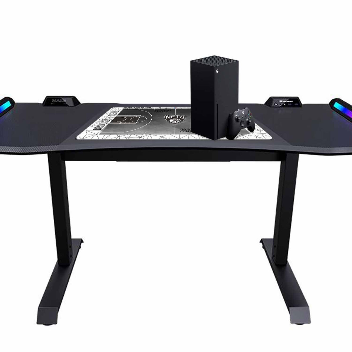 Brooklyn Nets Themed NBA Desk / Gamer Pad - AS Design Print