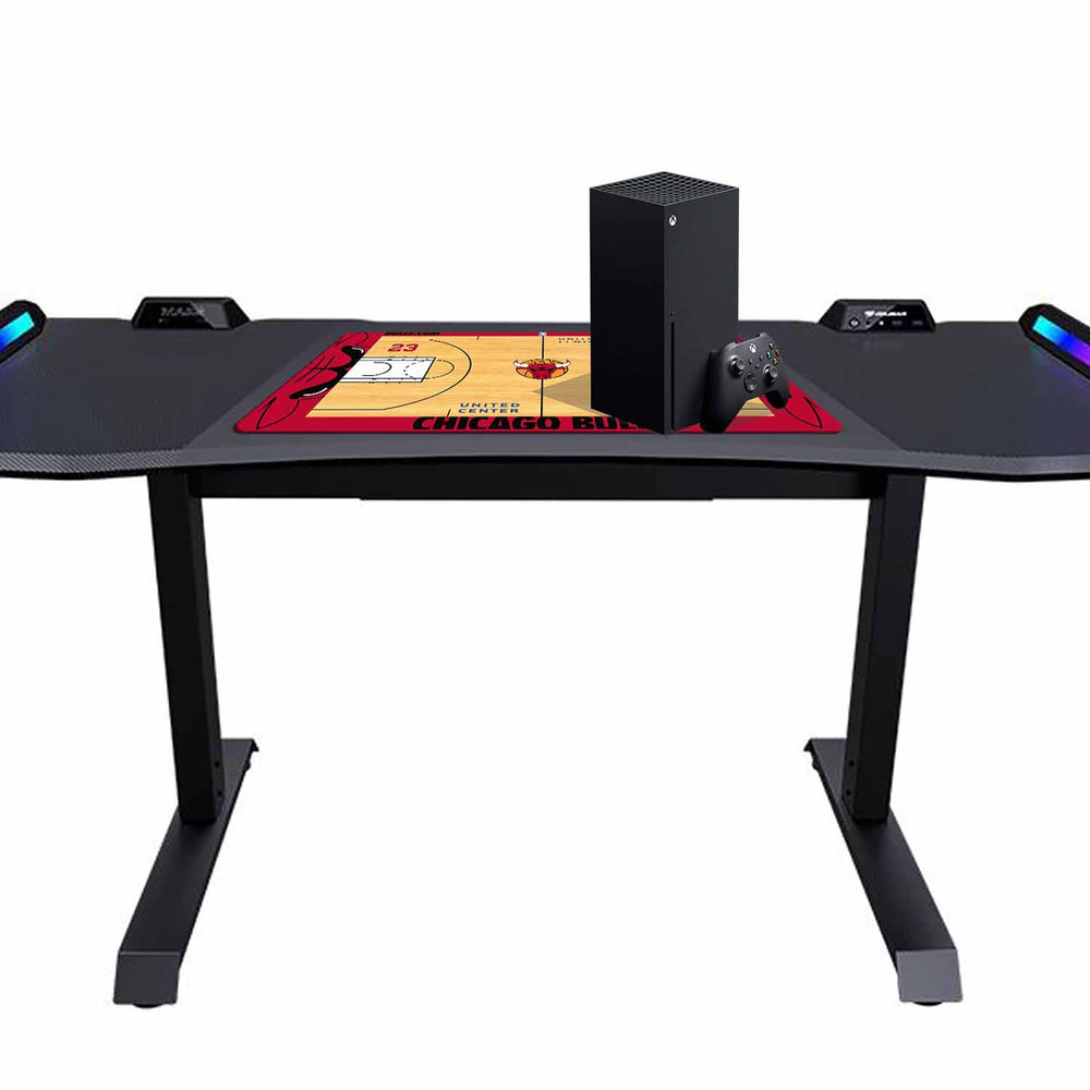 Chicago Bulls Themed NBA Desk / Gamer Pad
