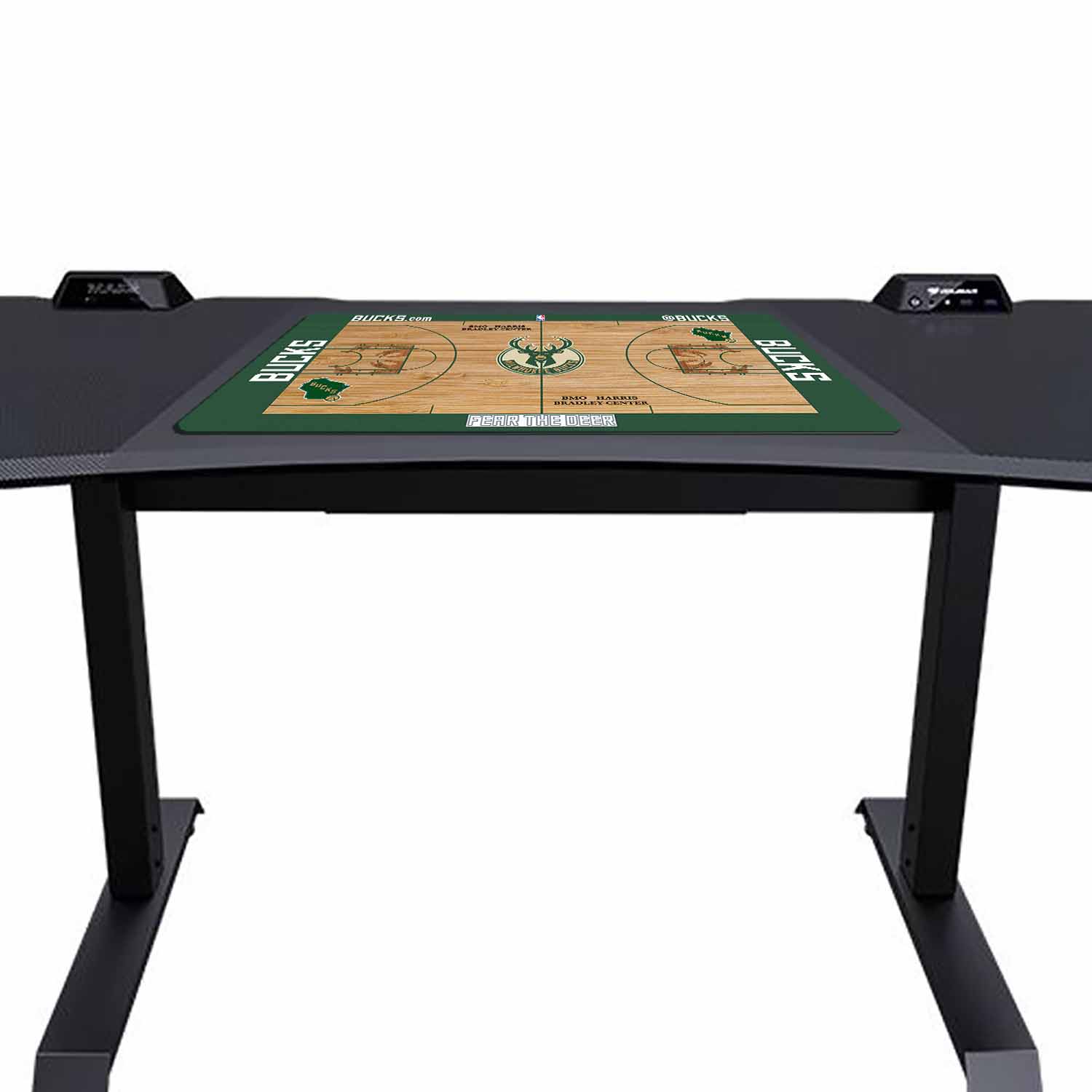 Milwaukee Bucks Themed NBA Desk / Gamer Pad - AS Design Print