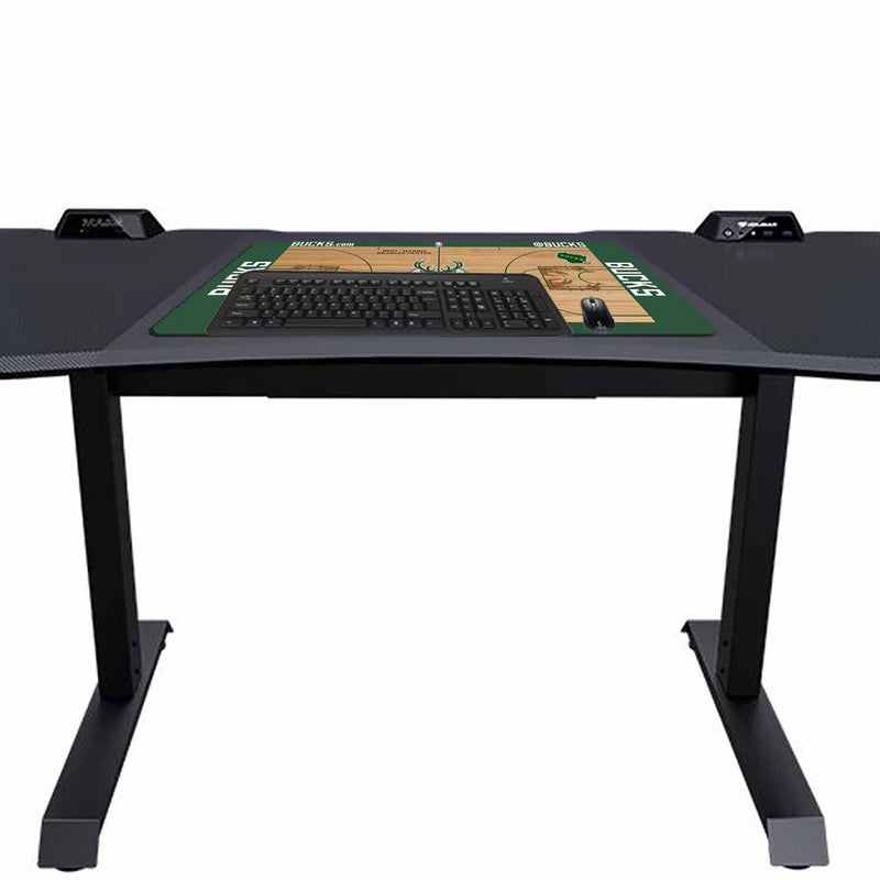Milwaukee Bucks Themed NBA Desk / Gamer Pad - AS Design Print