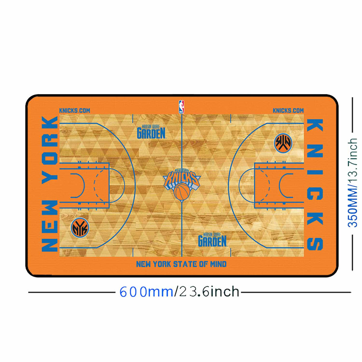 New York NY Knicks Themed NBA Desk / Gamer Pad - AS Design Print