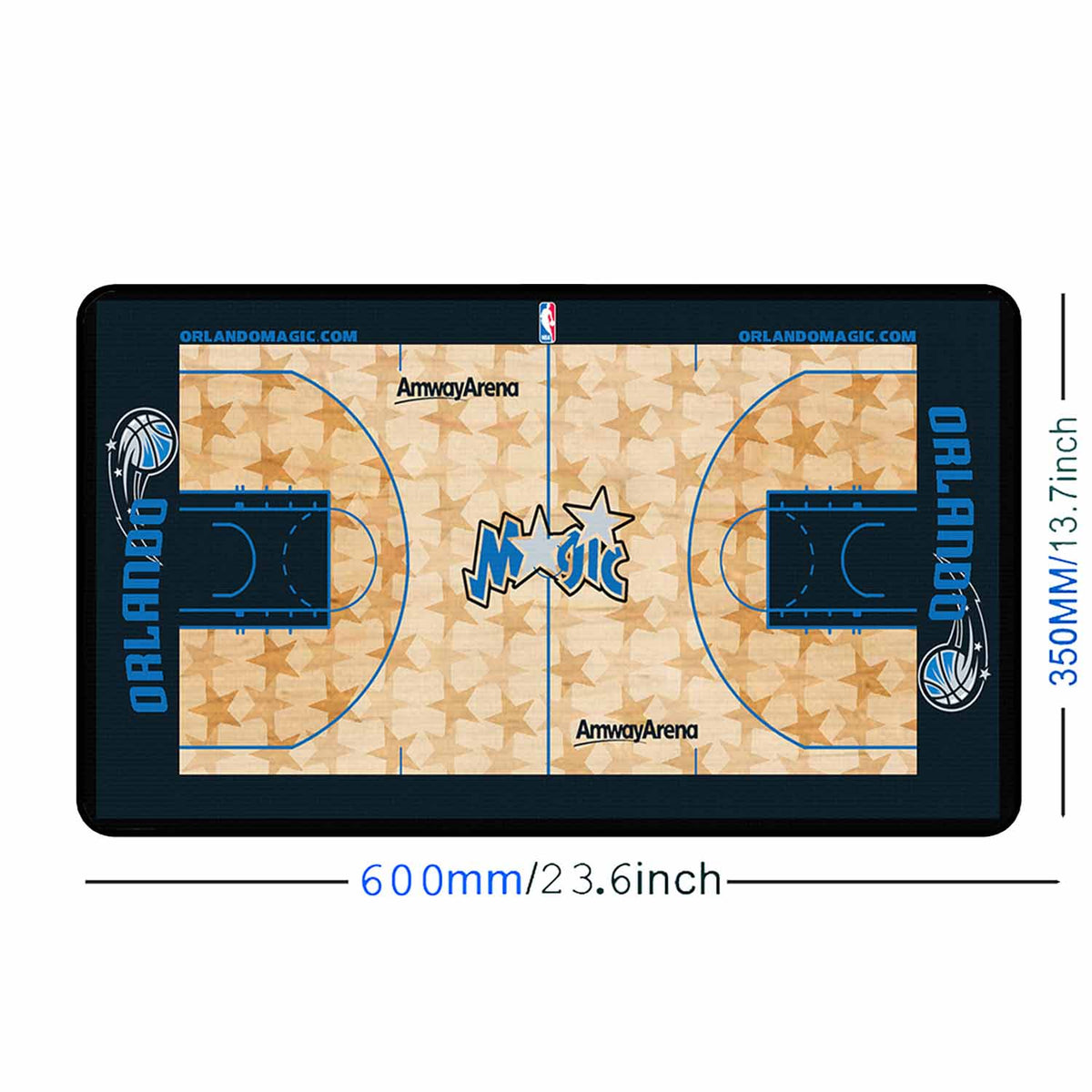 Orlando Magic Themed NBA Desk / Gamer Pad - AS Design Print