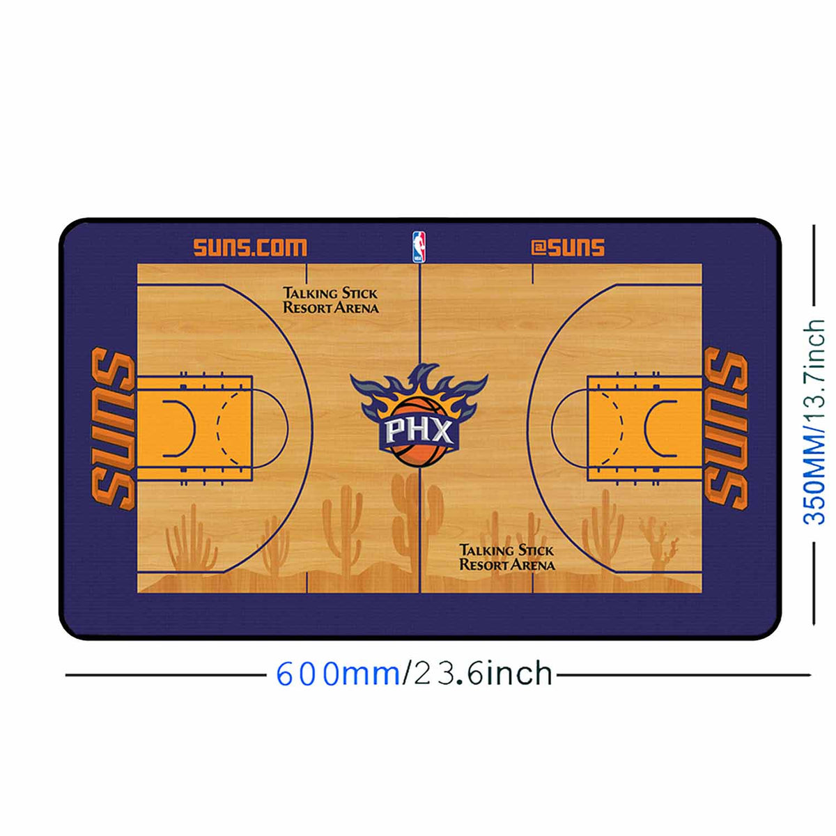 Phoenix Suns Themed NBA Desk / Gamer Pad - AS Design Print